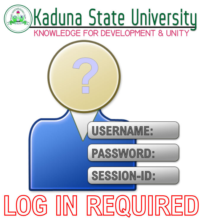 Log In :: Kaduna State University – Nigeria